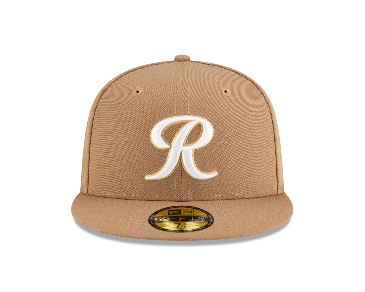 Tacoma Rainiers New Era 59Fifty Khaki White R Cap – Tacoma Rainiers ...