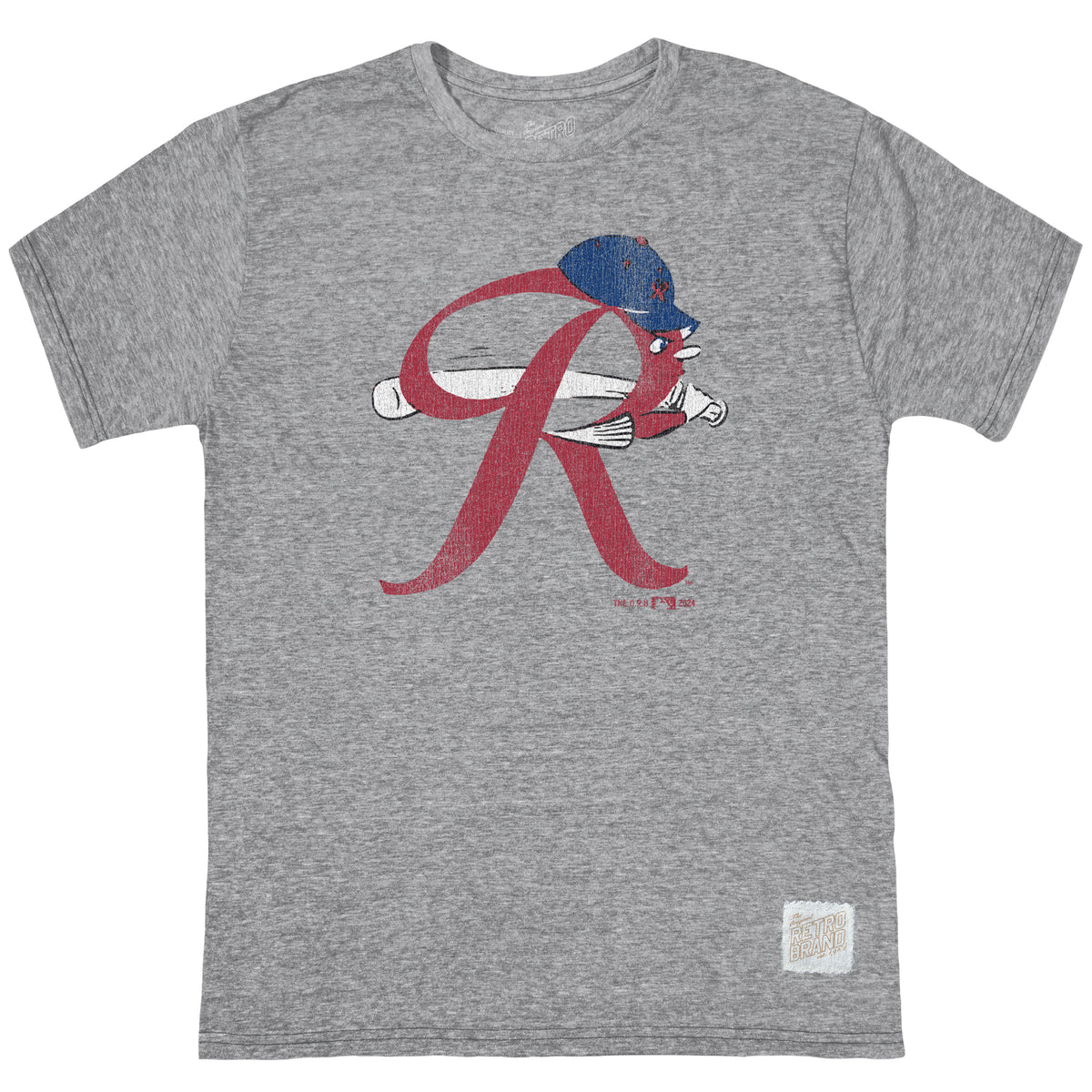 Tacoma Rainiers Retro Brand Gray Swingin' R Tee – Tacoma Rainiers ...