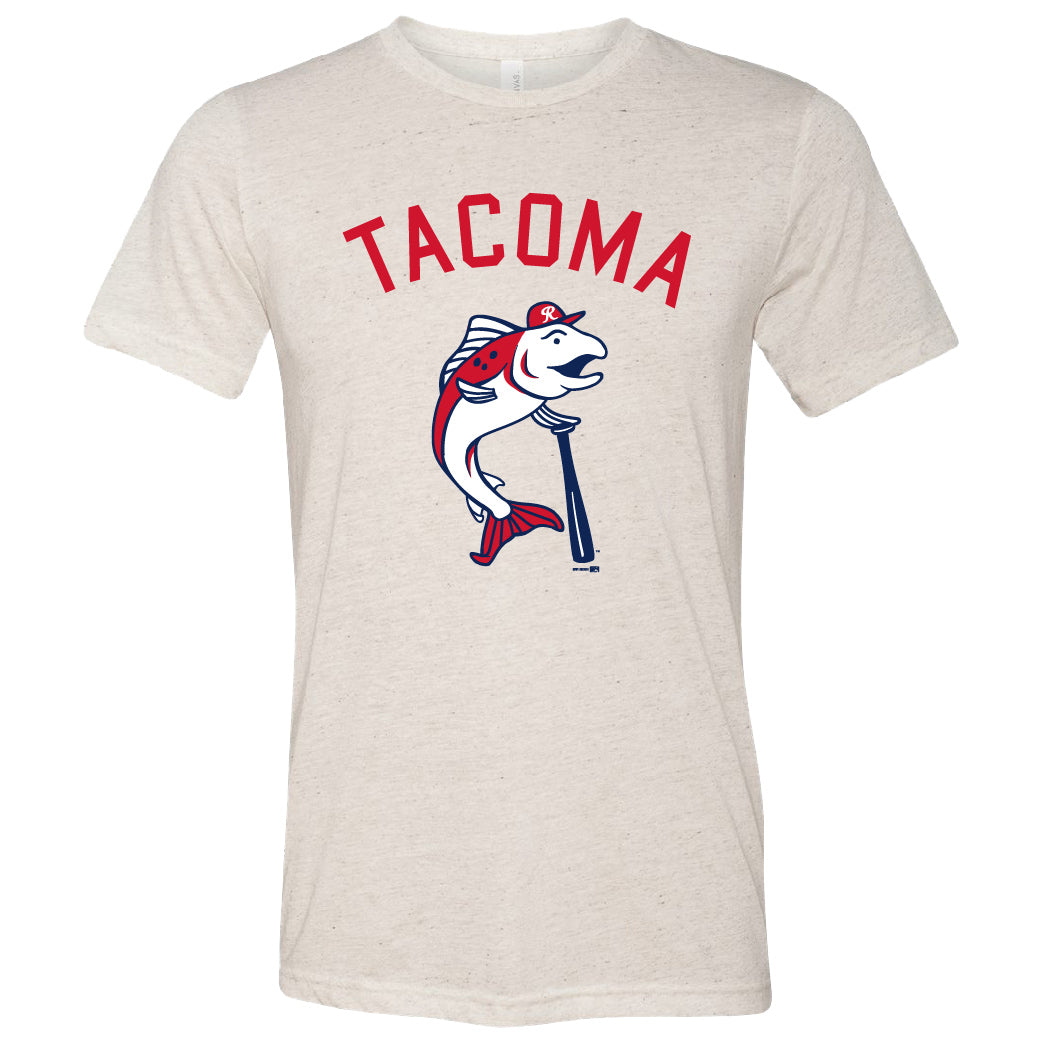 Tacoma Rainiers Cream Tacoma Slammin' Sam Tee – Tacoma Rainiers ...